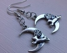 Unique rabbit in the moon related items | Etsy