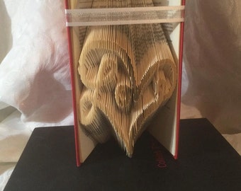 Book Folding Pattern for a Beautiful by BookFoldingForever on Etsy