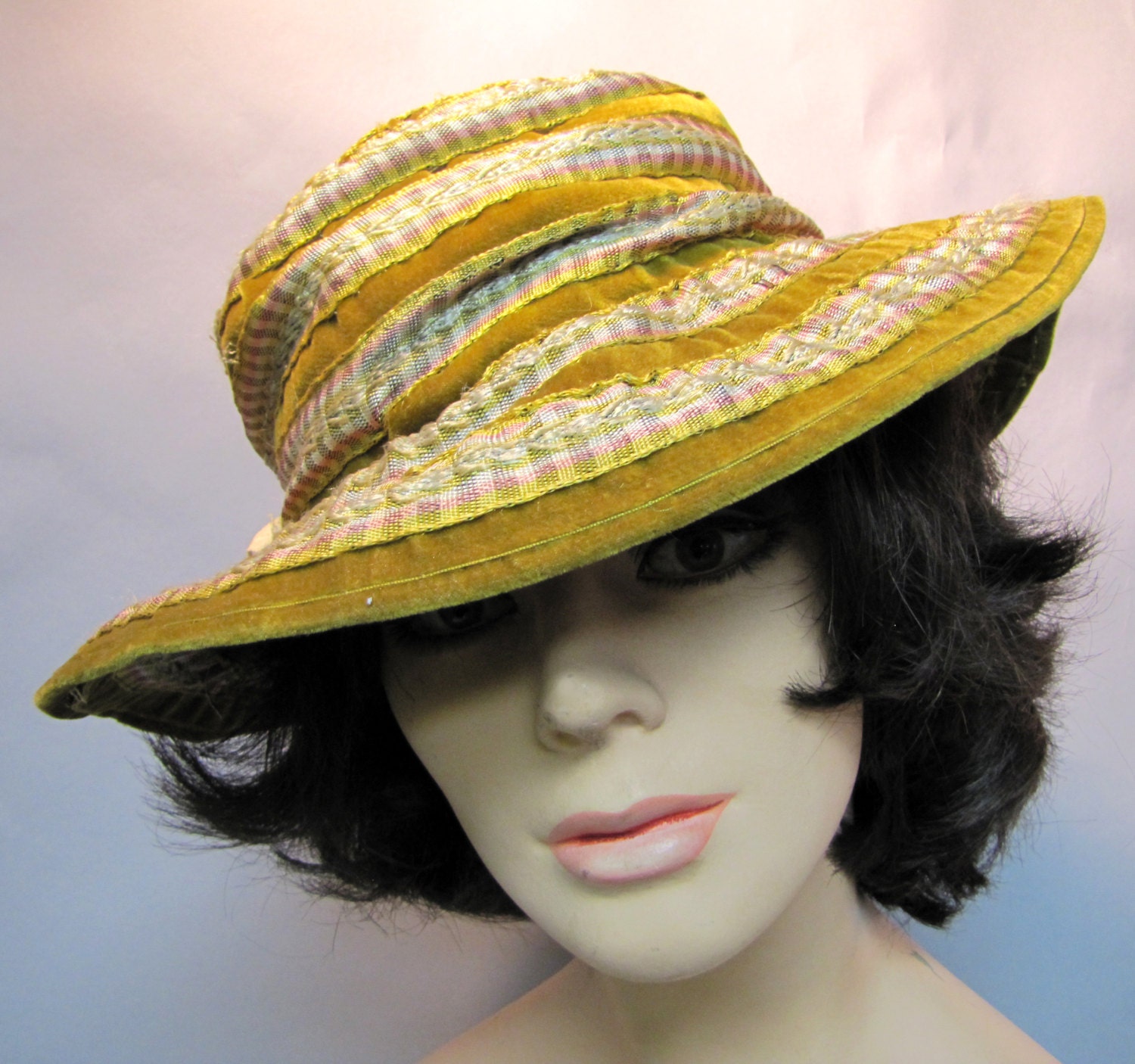 Genuine BOARDWALK EMPIRE Costume Vintage 1920’s Floppy VELVET and ...