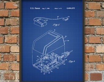 Computer Patent Wall Art Poster Set of 6 by QuantumPrints on Etsy