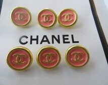 Popular items for chanel buttons on Etsy