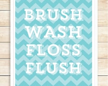 Popular items for chevron bathroom on Etsy