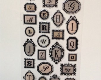 Popular items for alphabet stickers on Etsy