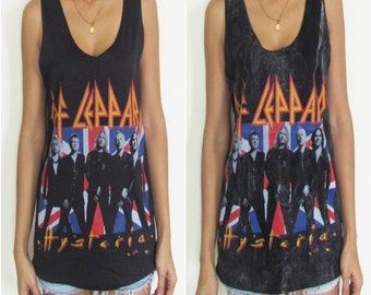 Popular items for def leppard t shirt on Etsy