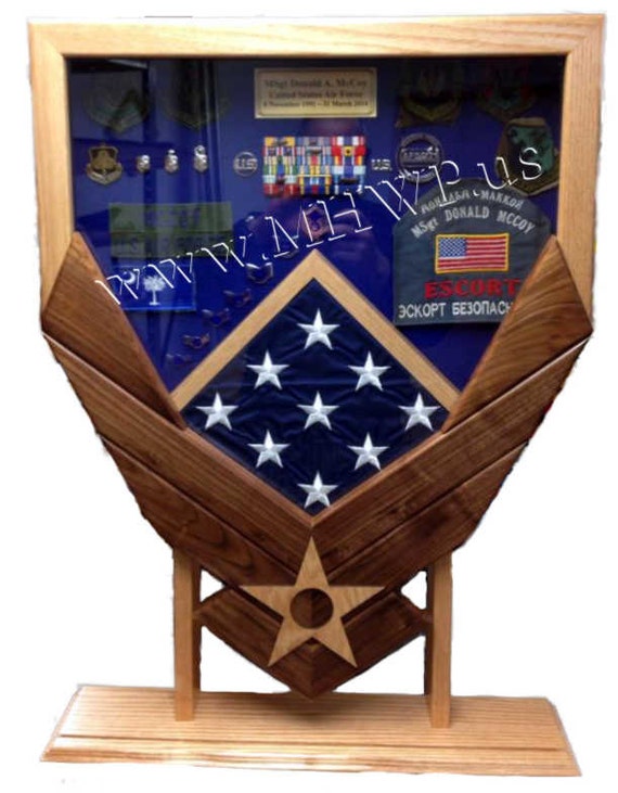 Air Force Logo Shadow Box