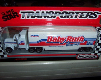 Matchbox Super Star Transporter Baby Ruth Nascar Racing Diecast NIB