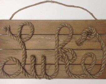 Rope wall hanging | Etsy