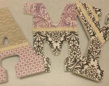 Popular items for wall letters nursery on Etsy