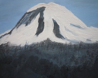 Items similar to Mt Adams as the Sun Sets. Home or office wall art. on Etsy