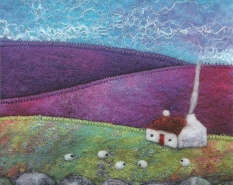 Felted landscapes | Etsy