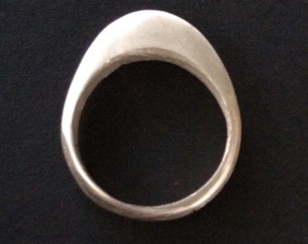 Popular items for silver cast ring on Etsy