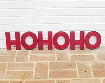 Popular items for ho ho ho signs on Etsy