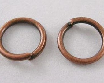Copper split rings | Etsy