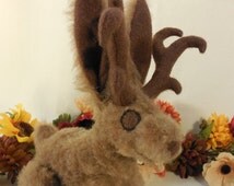 Popular items for jackalope plush on Etsy