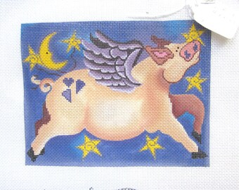 Popular items for hand painted needlepoint canvas on Etsy