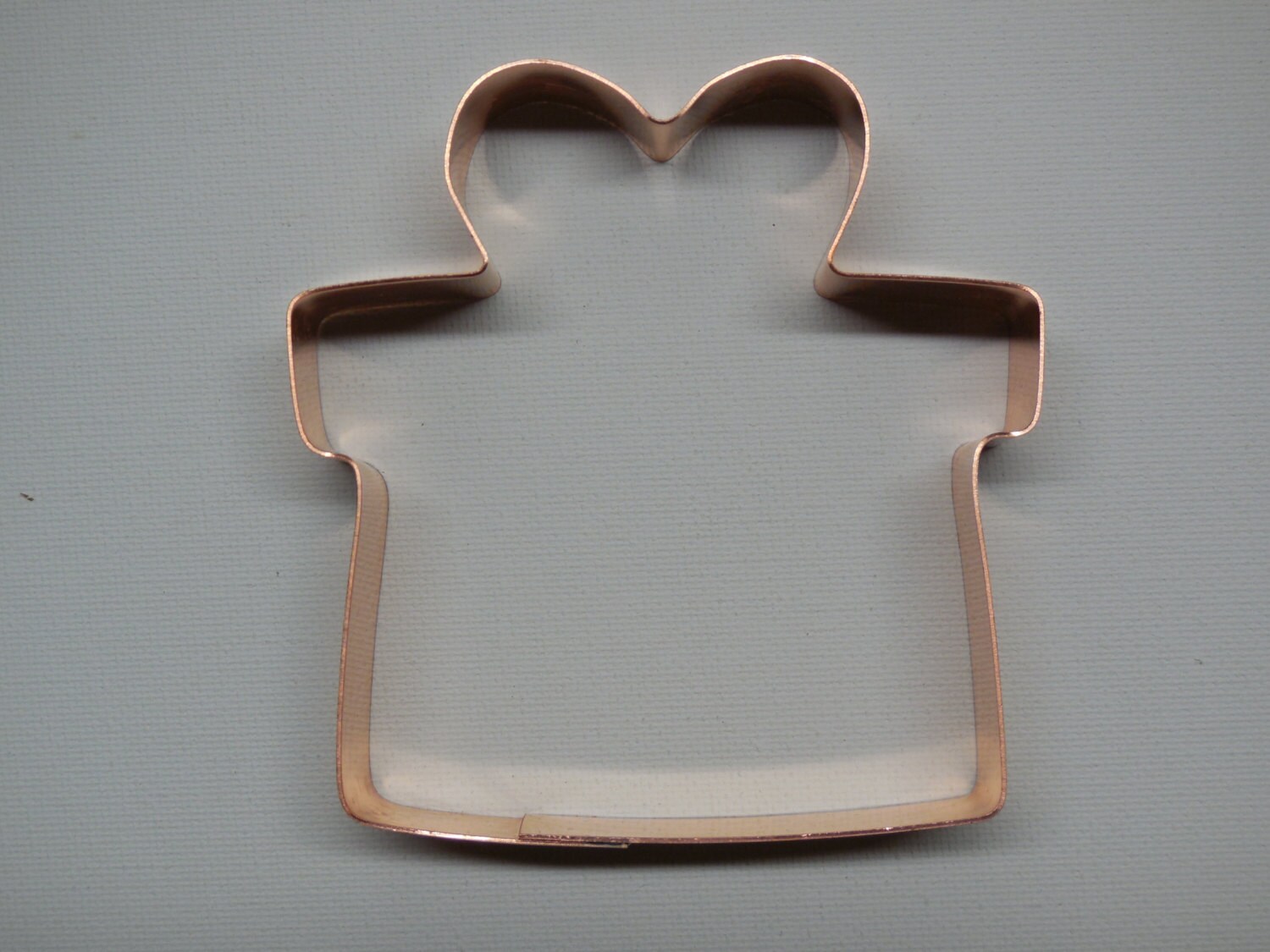 Christmas Gift Box with Bow Cookie Cutter Hand by TheFussyPup