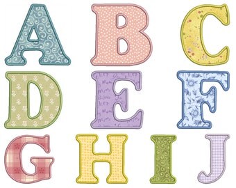 applique alphabet – Etsy