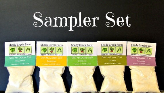 Laundry Soap Sampler Laundry Detergent Sampler 5 Sample