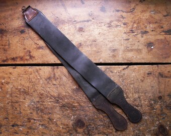 Vintage Fox Cutlery Leather Razor Sharpening Strop - Great Guy Gift!