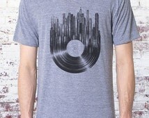 Popular items for vinyl record shirt on Etsy
