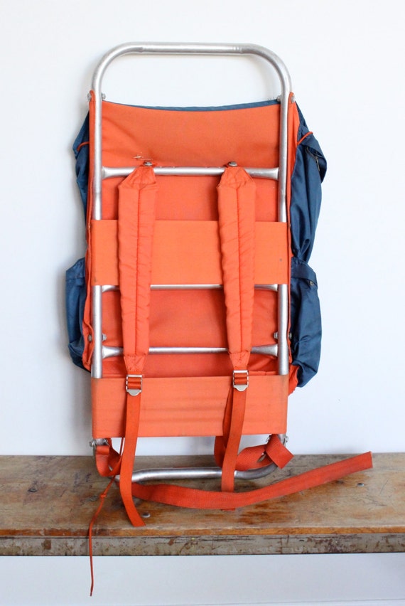 Vintage Trip Pak 2 External Frame Back Pack Aluminum Metal