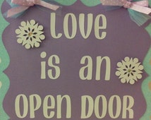 Popular items for love is an open door on Etsy