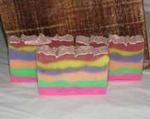 Popular items for rainbow soap on Etsy