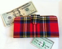 Popular items for red plaid fabric on Etsy