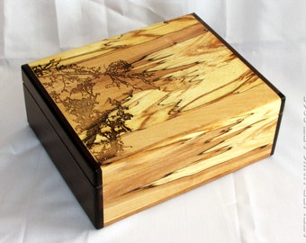 Popular items for wooden tea chest on Etsy