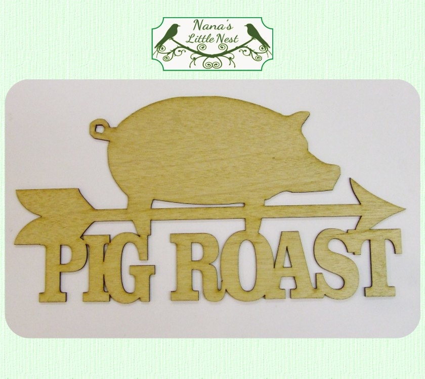 Bull Roast/ Pig Roast/ Party / Arrow / by nanaslittlenest on Etsy