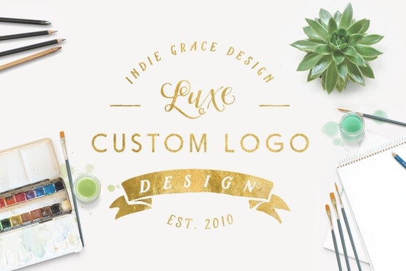 Items similar to Luxe Custom Logo Design & Branding by Indie Grace on Etsy