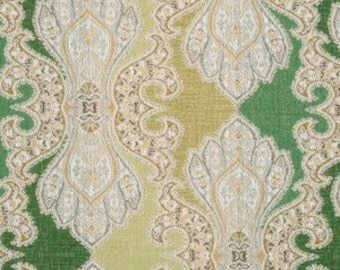 Popular items for green damask fabric on Etsy