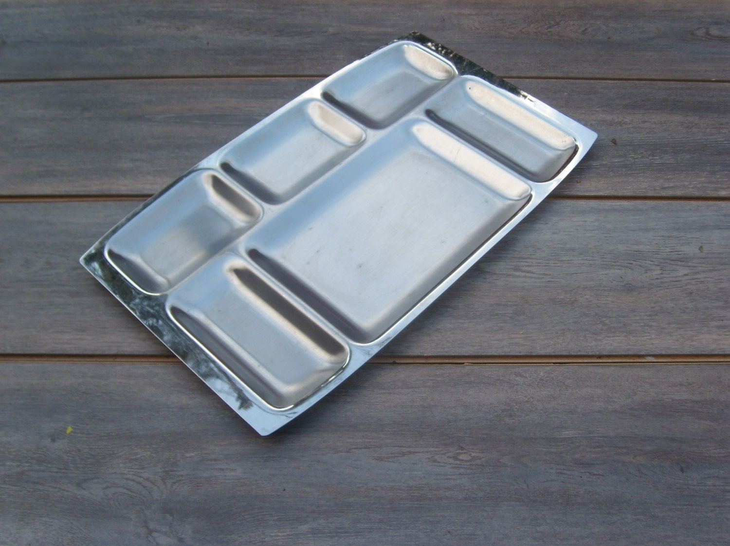 Retro 5 compartment Stainless steel tray (Chichester) – Haute Juice Retro 5 compartment Stainless steel tray (Chichester) – Haute Juice