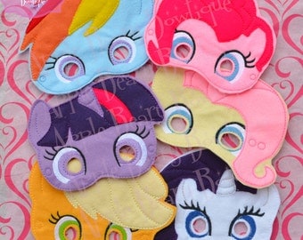 My Little Pony Inspired Masks SMALL MLP mask My Little Pony Felties ...