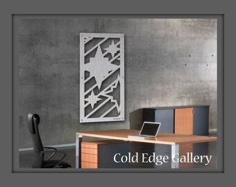 Office Art Corporate Wall Art Metal Wall Art by ColdEdgeGallery