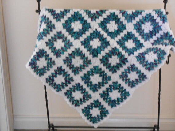 Pram/Cot Cover Crocheted by HandknitsbyJosie on Etsy