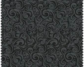 Popular items for grey swirl fabric on Etsy