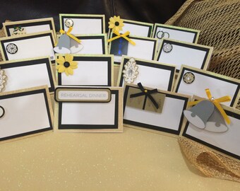 Items similar to Baseball Ticket Place Cards for Wedding or Rehearsal ...