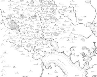 Fantasy map of Rome by Mapsburgh on Etsy