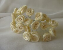 Popular items for satin ribbon flowers on Etsy