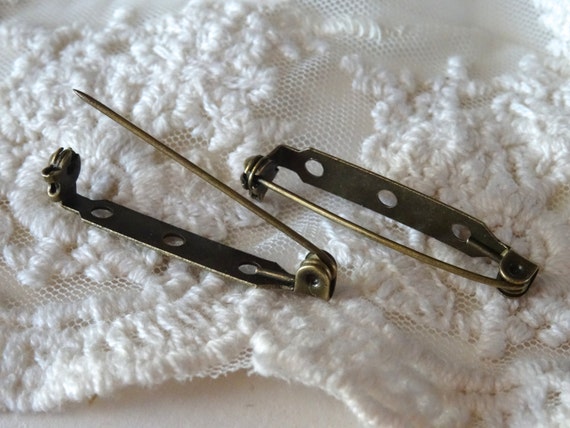 5 Brooch Pin Setting Diy Accessories Broach Pin Back Findings