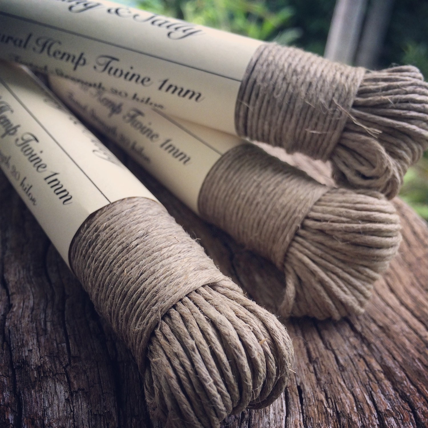 Natural Hemp Cord Twine String 1mm 23 Meter Roll Superior