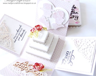 Handmade Birthday exploding box card by Margotcraftcorner on Etsy