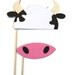 Photo Booth Props Farm Animal themed prop set Barnyard party