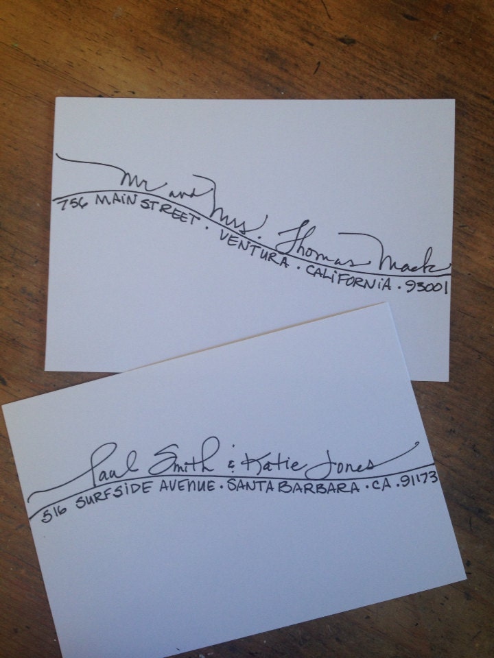 Budget calligraphy envelopes, discount calligraphy, engagement party ...