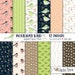 Woodland Bird Digital Paper Pack scrapbooking by TheDigitalFinch
