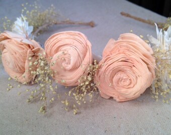 Popular items for rustic wedding crown on Etsy