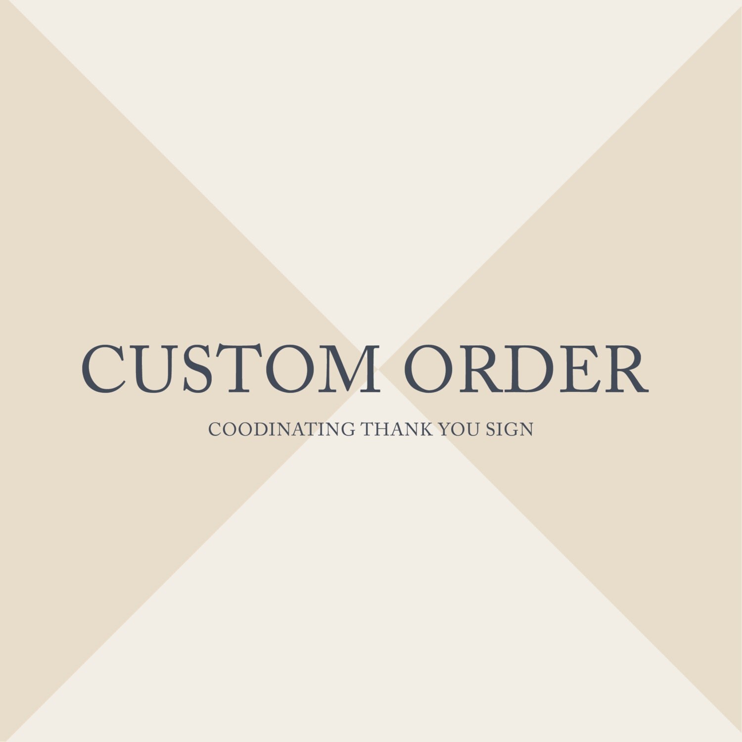 RESERVED: Coordinating Thank You Sign (Ali) – OnePaperHeart ...