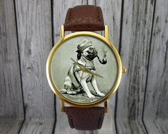 Jupiter Watch Planet Jupiter Leather Watch by RedJuanShop