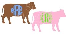 Popular items for cow decal on Etsy